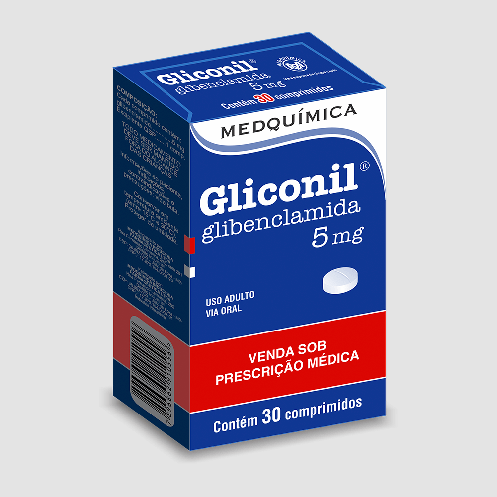 Gliconil 5mg - MedQuímica
